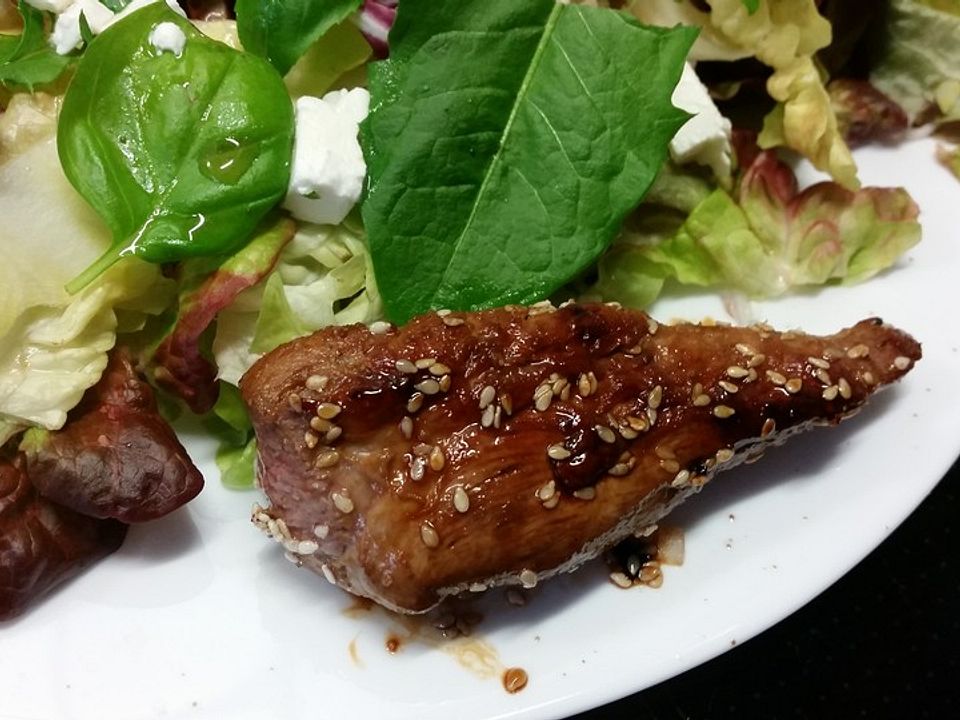 Lammfilet mit geröstetem Sesam von LauravH | Chefkoch