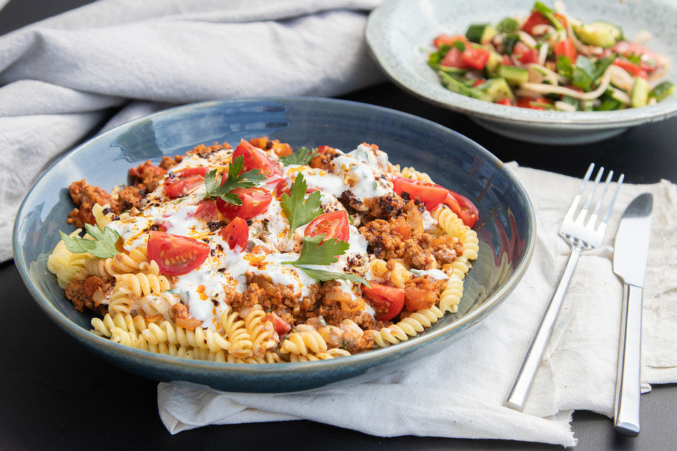 Yogurtlu Eriste - Turkish Pasta