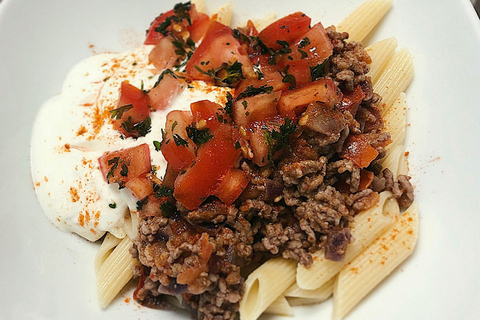 Yogurtlu Eriste - Turkish Pasta