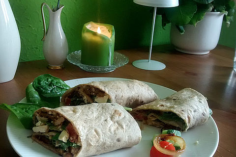 Seitan-Fetawraps von ennop