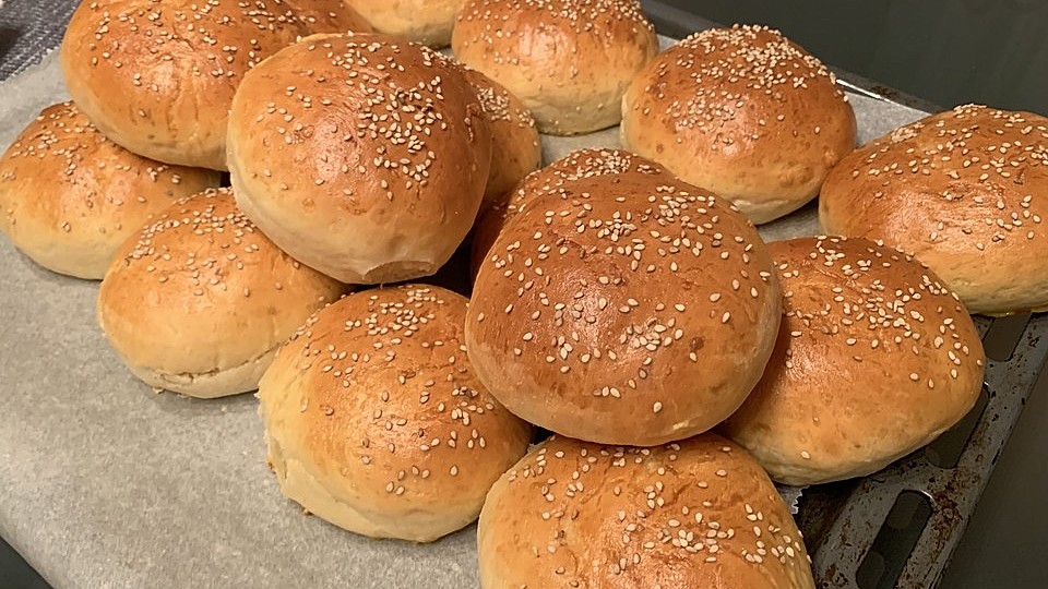 Burger-Buns von Custom-Griller