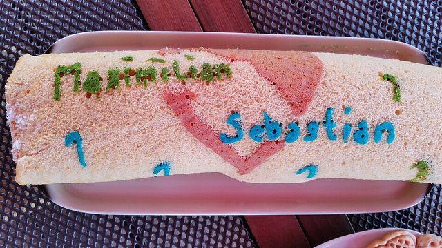 Biskuitrolle mit Muster von EulesBakery