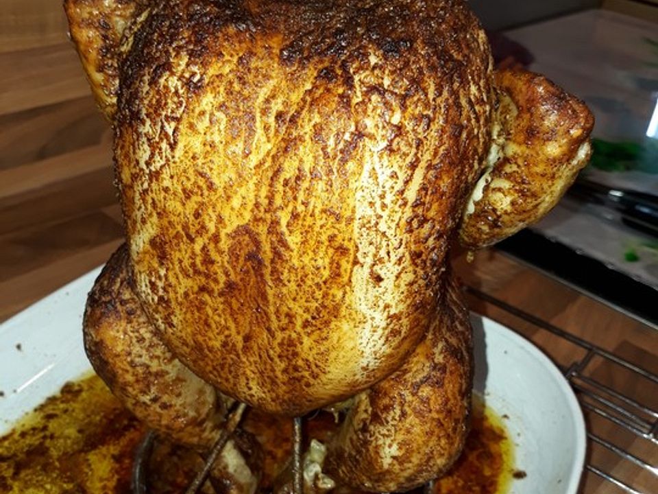 Brathähnchen – knusprig und würzig von Chefkoch-Video | Chefkoch