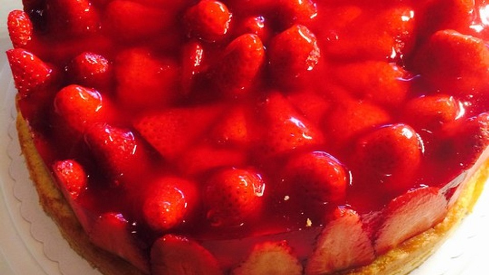 Erdbeertorte mit Vanillepudding von Yasmin93