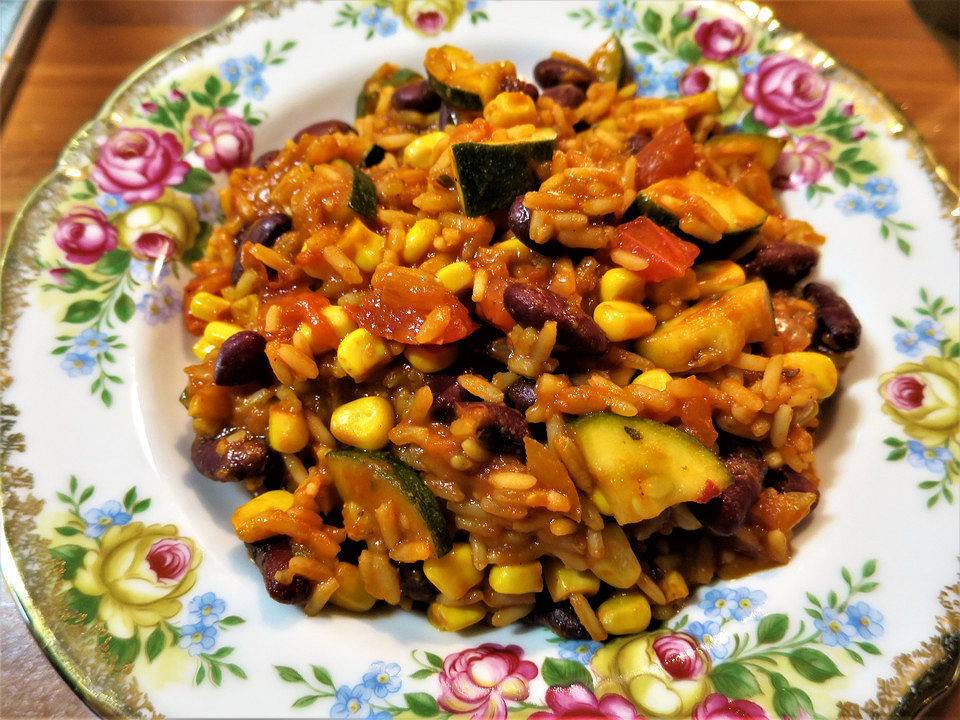 Mexikanische Reispfanne von bataatis | Chefkoch