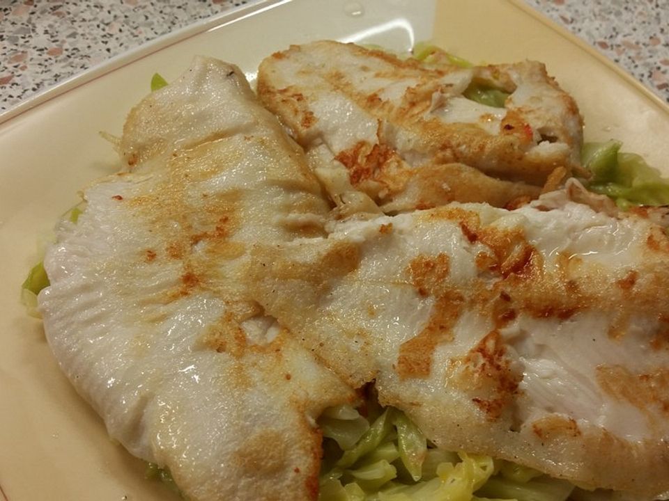 Schollenfilet auf Wirsing von patty89| Chefkoch