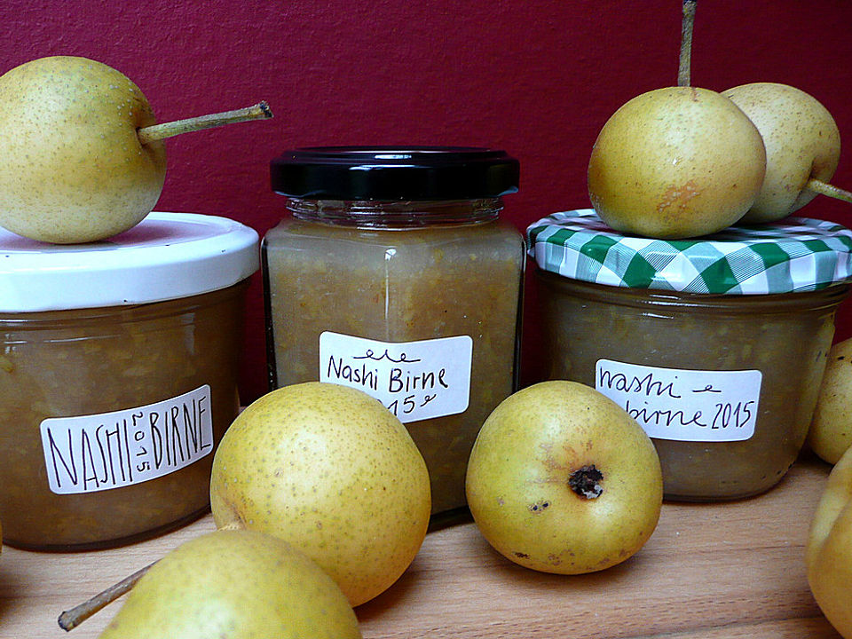 Schone Nashi Birnen Marmelade Ebenbild