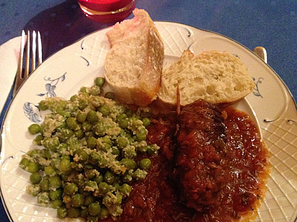 Erbsen mit Zwiebeln und Parmesan von wibbergebibber| Chefkoch