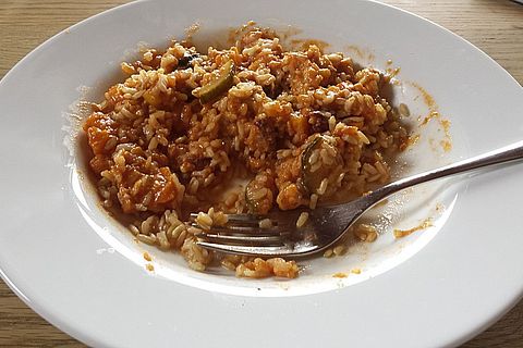Reis mit Gemüse-Käse-Sauce von VanessaDehlia