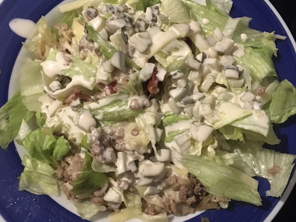 Big Mac Salat Low Carb von dorette1com | Chefkoch