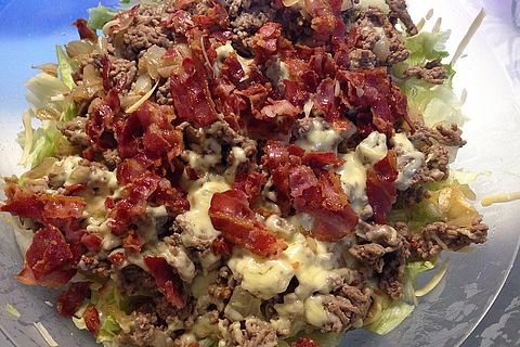 Big Mac Salat Low Carb von dorette1com