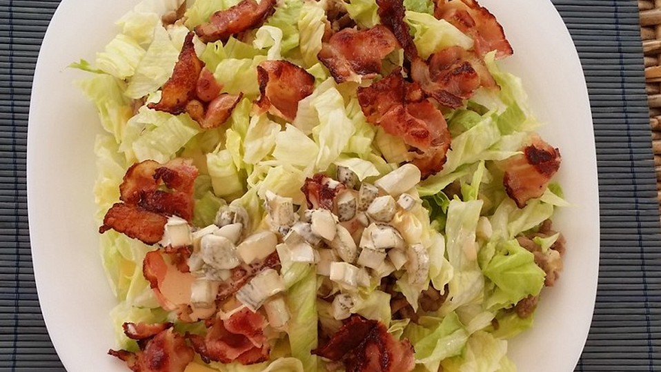 Big Mac Salat Low Carb von dorette1com