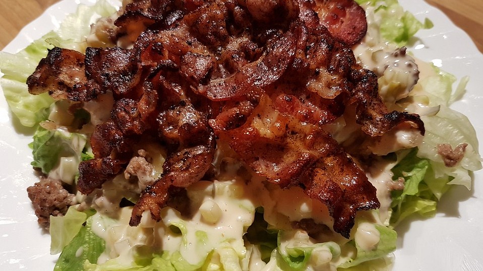 Big Mac Salat Low Carb von dorette1com