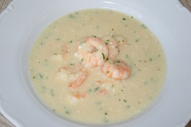 Kohlrabisüppchen mit Shrimps von Sjambo