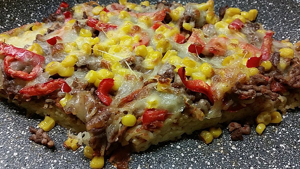 Spaghetti-Hack-Pizza von küchen_zauber