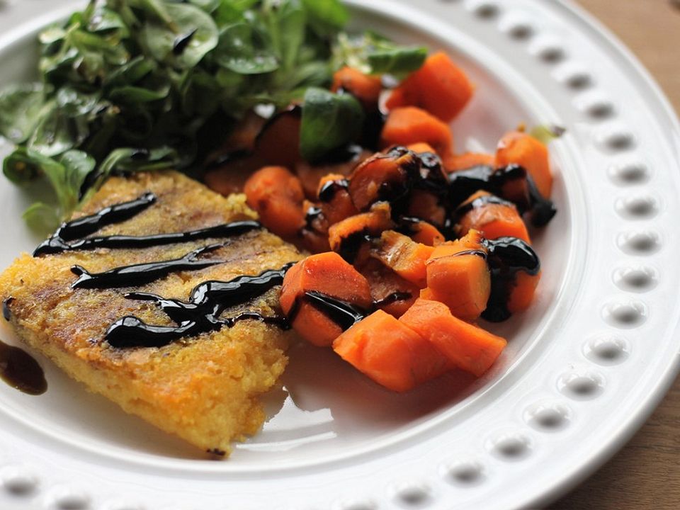 Marinierte Polentaschnitten mit Möhrchen von heyla| Chefkoch
