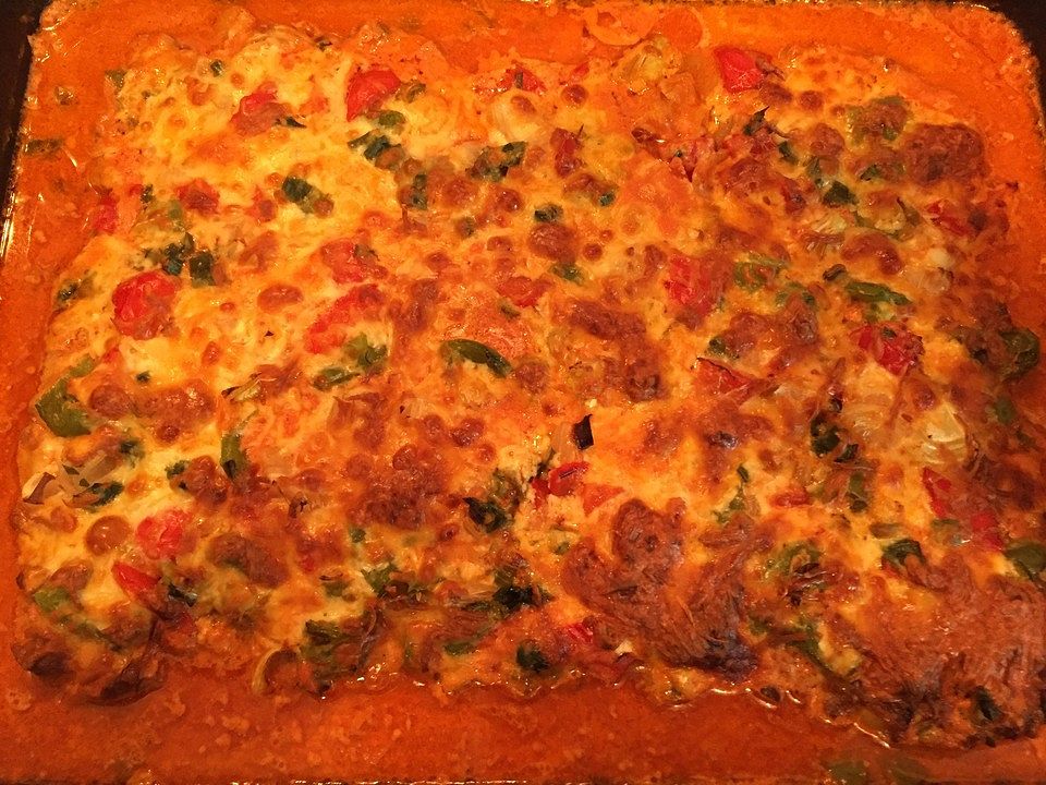 Low-Carb Hackfleisch-Pizza von DebbieJane| Chefkoch