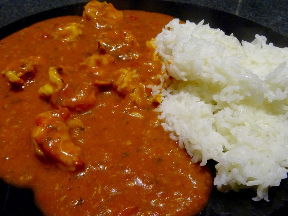 Curry mit Garnelen und Reis von healthycanbesotasty| Chefkoch