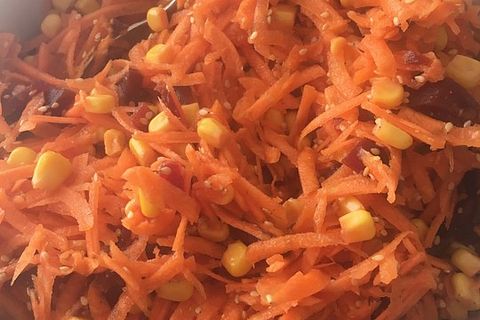 Rote Bete-Mais-Karotten-Salat von Rattenschmaus| Chefkoch