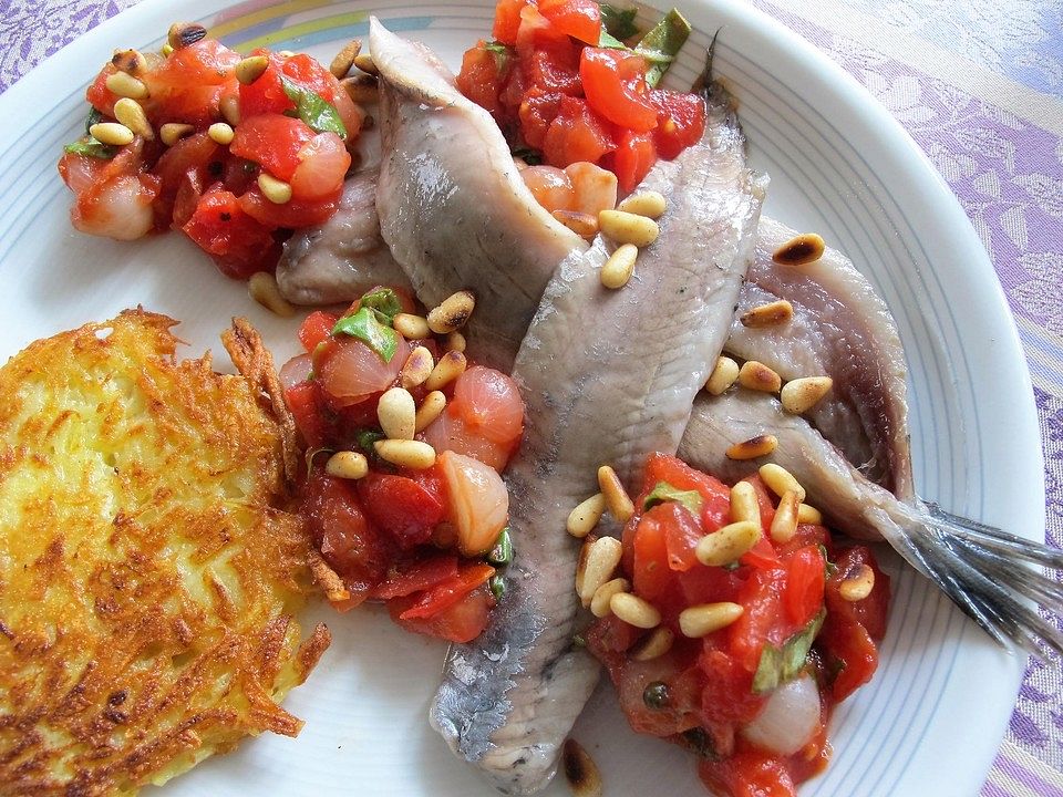 Matjes mit Tomatensalsa von Monika| Chefkoch