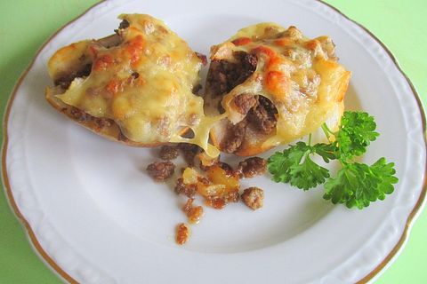 Überbackene Rinderhack-Birnen von movostu| Chefkoch