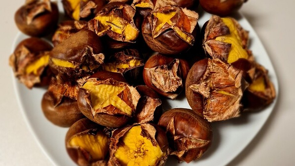 Gebrannte Mandeln aus der Heißluftfritteuse: einfaches Rezept