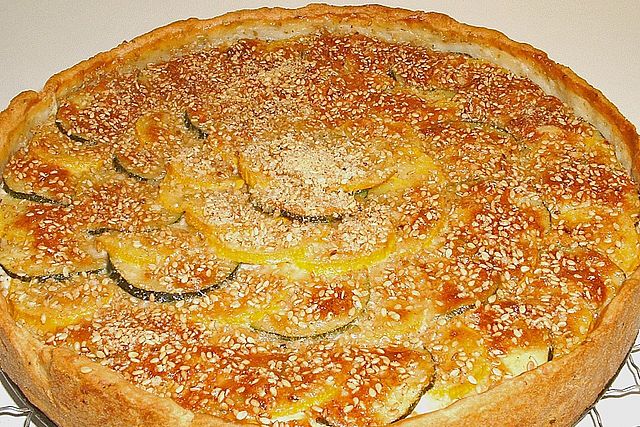 Zucchini - Quark - Quiche von Shimone