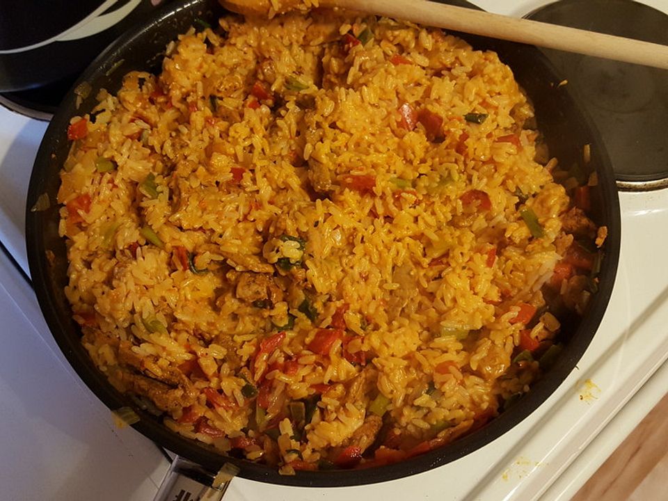 Reispfanne von Brotbelag| Chefkoch