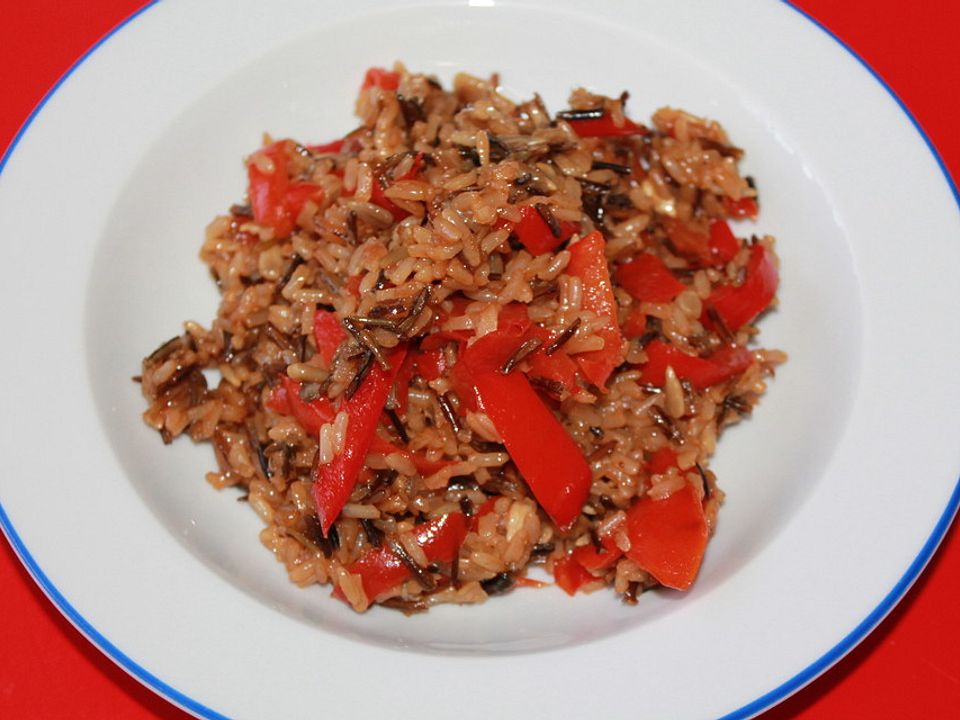 Reis-Paprika-Pfanne von Jasmin-Petra-Wenzel| Chefkoch