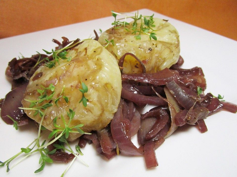 Handkäse mit Dornfelder-Zwiebeln von kleemy| Chefkoch
