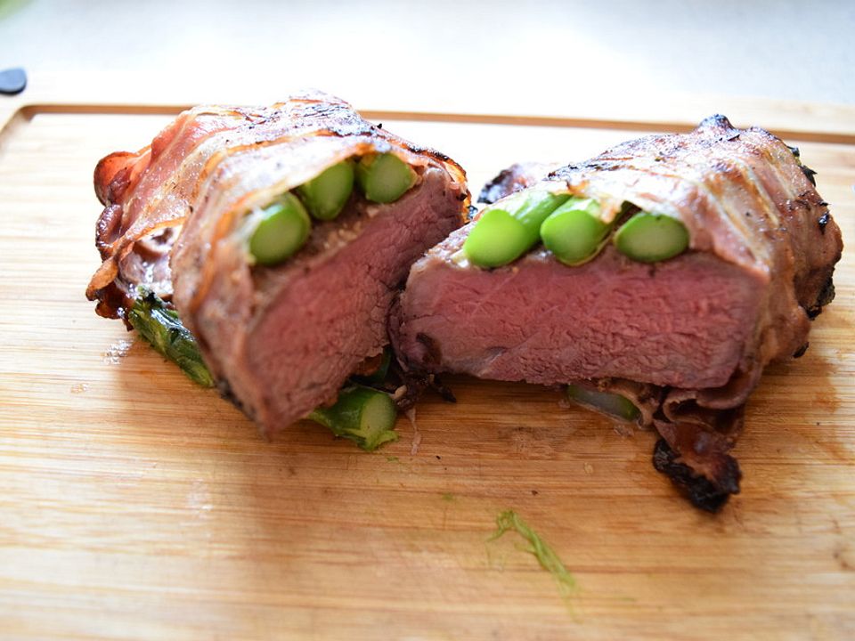 Rumpsteak mit Spargel und Bacon von Pit-Blog| Chefkoch