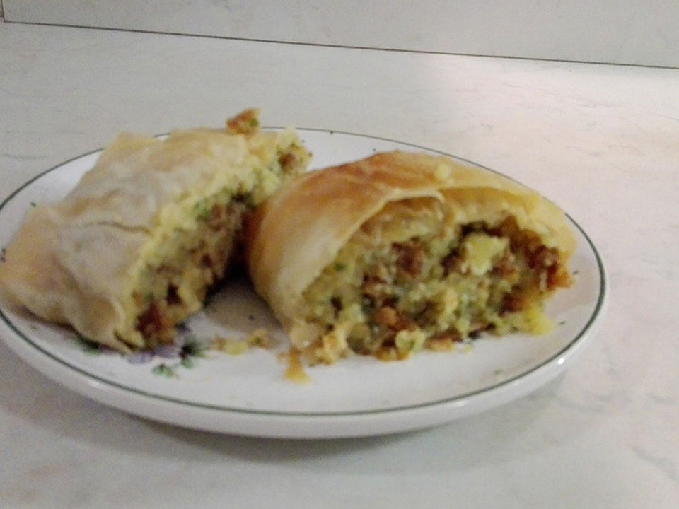 Grammelstrudel mit Kartoffelfülle von Brunhilda_Wien| Chefkoch