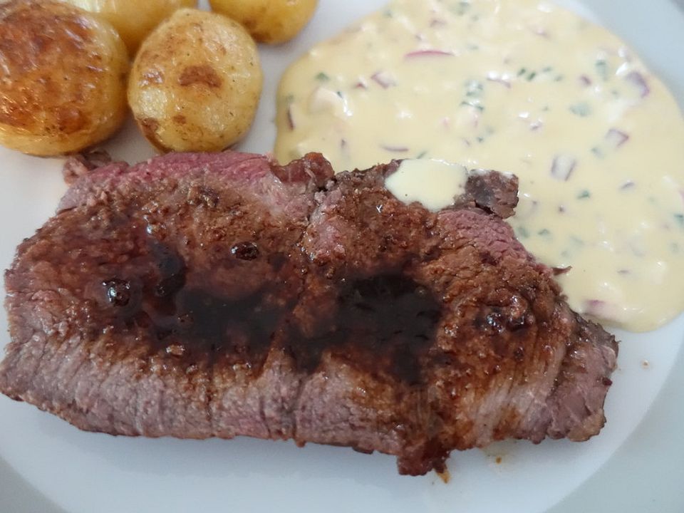 Ingwerglasiertes Roastbeef mit Wasabi-Remoulade von hefide| Chefkoch
