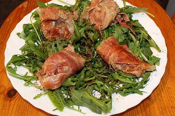 Gebratene Entenleber umwickelt mit Ibericoschinken von Klaumix| Chefkoch