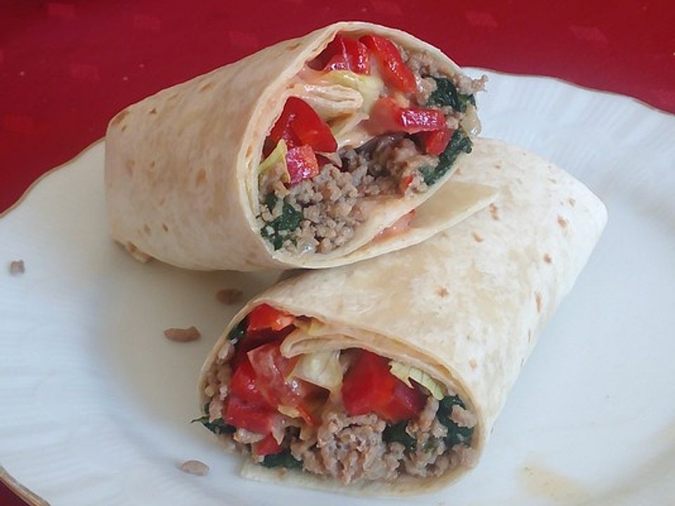 Wraps mit Spinat mal anders von Kurz95| Chefkoch