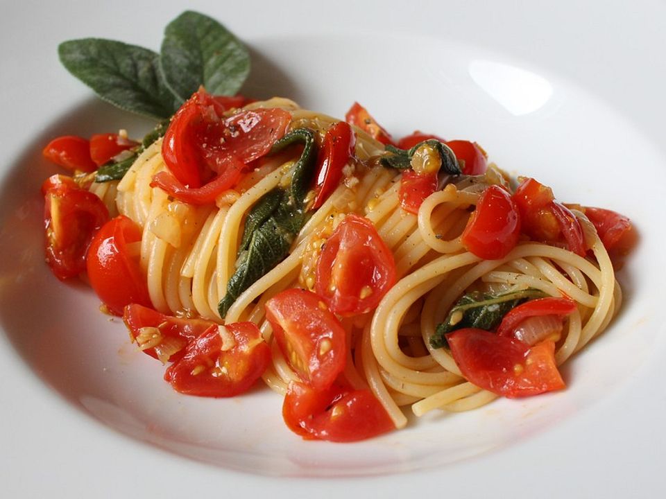 Pasta Salvia-Pomodoro von Ma-vie-vegan| Chefkoch
