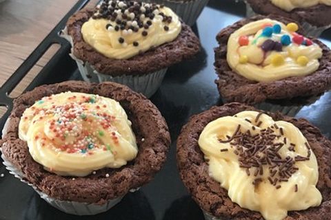 Pudding-Muffins von _caramel_| Chefkoch