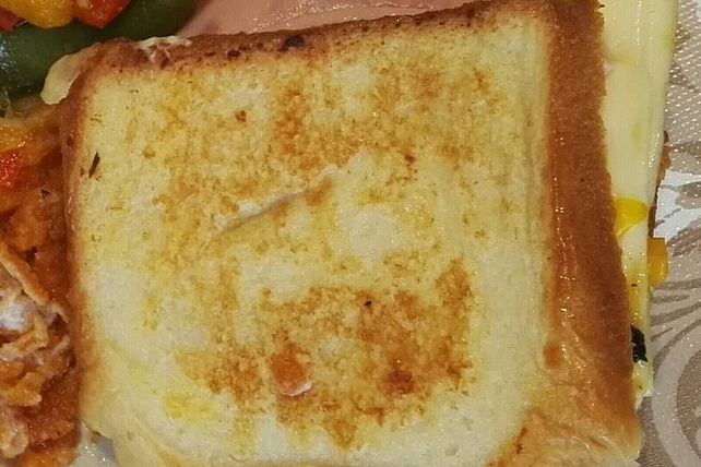 French Toast mit Wurst von Pegasus-Schürze| Chefkoch