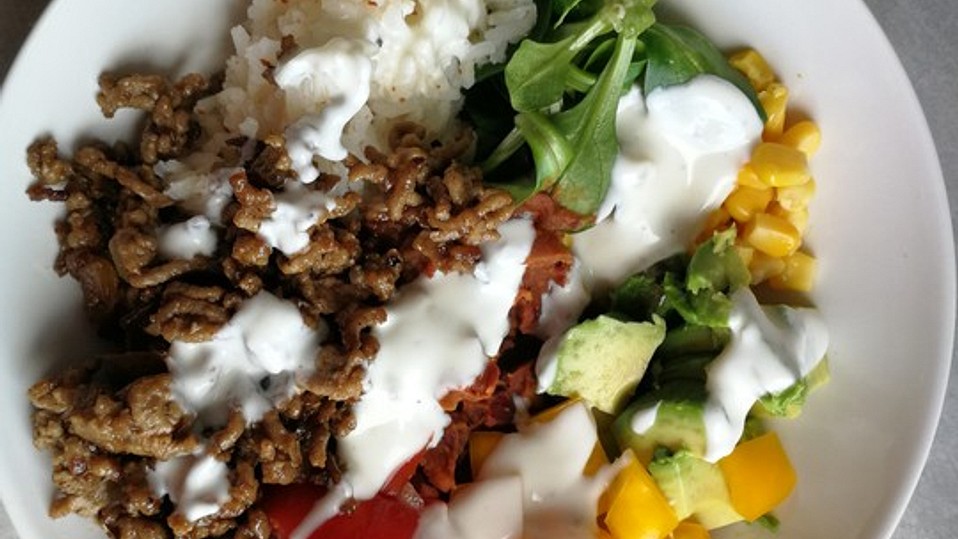 Burrito Bowl mit Rinderhack von CMCooking