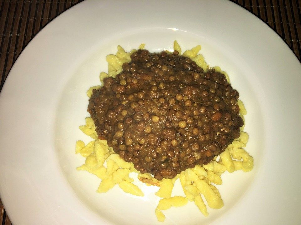 Schwäbische saure Linsen von isenmama | Chefkoch