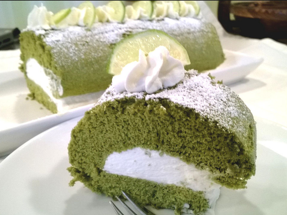 Matcha-Roulade von Watzfrau| Chefkoch