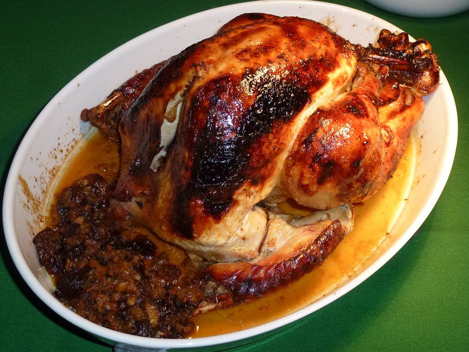 Weihnachtstruthahn mit Grappa-Pflaumen und Honig von LapsKlaus| Chefkoch