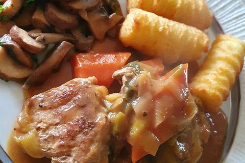 Filettopf mit Möhren, Porree und Champignons von McMoe| Chefkoch