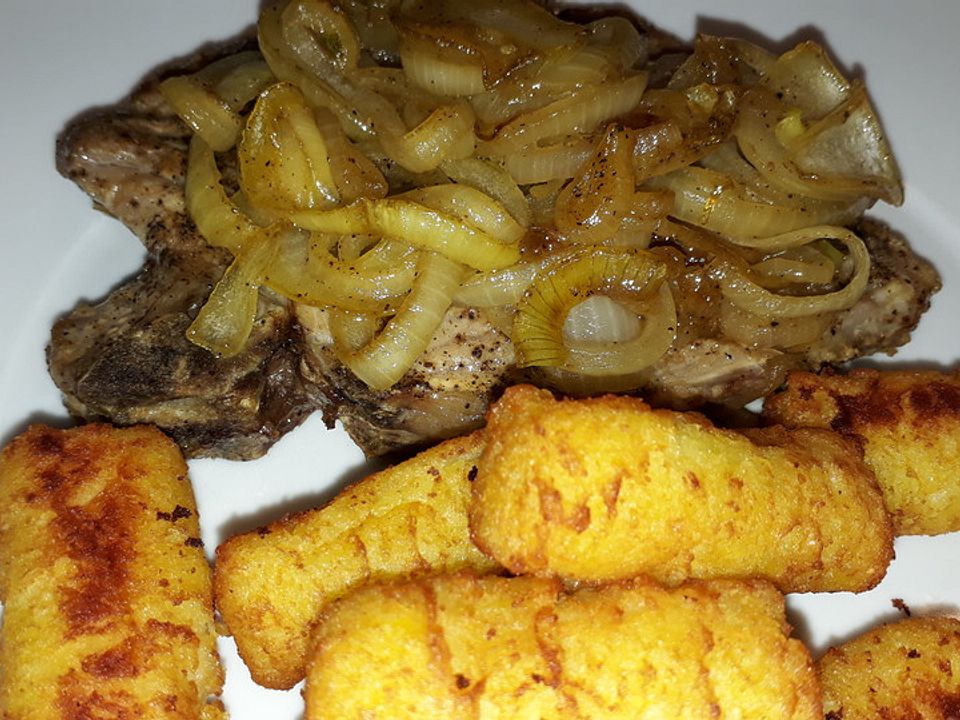 Kotelett mit Honig-Zwiebeln von Norma48 | Chefkoch