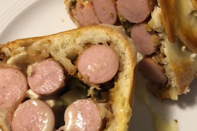 Hot Dog-Pyramide von NadineEisi| Chefkoch