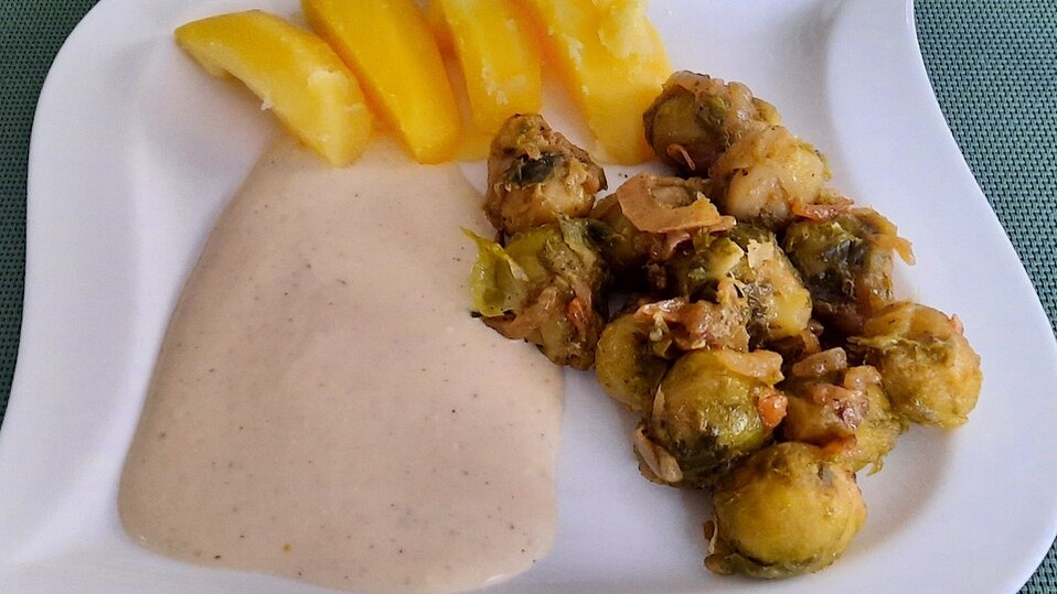 Rosenkohl in Frischkäse-Senf-Soße von Tatunca