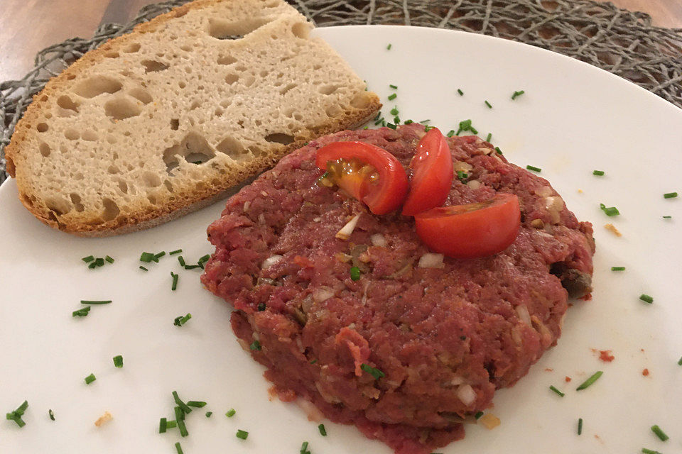 Tatar de boeuf - Rindfleisch Tatar von Pannepot