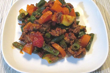 Bohnen-Hackfleisch Pfanne von TobiFD| Chefkoch