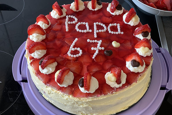 Erdbeertorte mit Vanillecreme von Kochdorf | Chefkoch