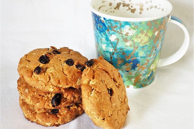 Haferflockencookies mit Rosinen von leonie_hh